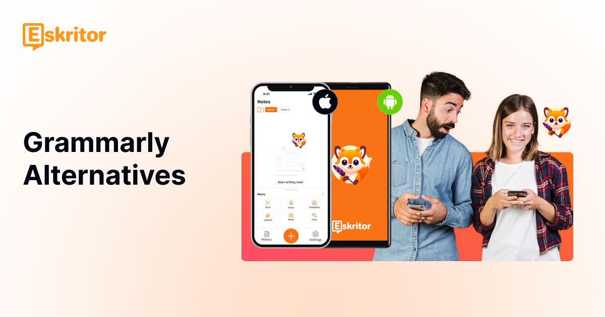 Best Grammarly Alternative for Quality Content: Eskritor